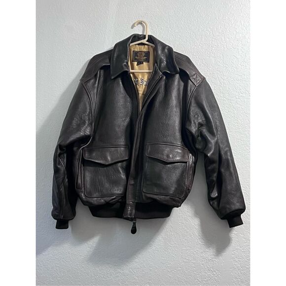 COCKPIT | Jackets & Coats | Vtg Cockpit A2 Us Airforce Flight Jacket ...